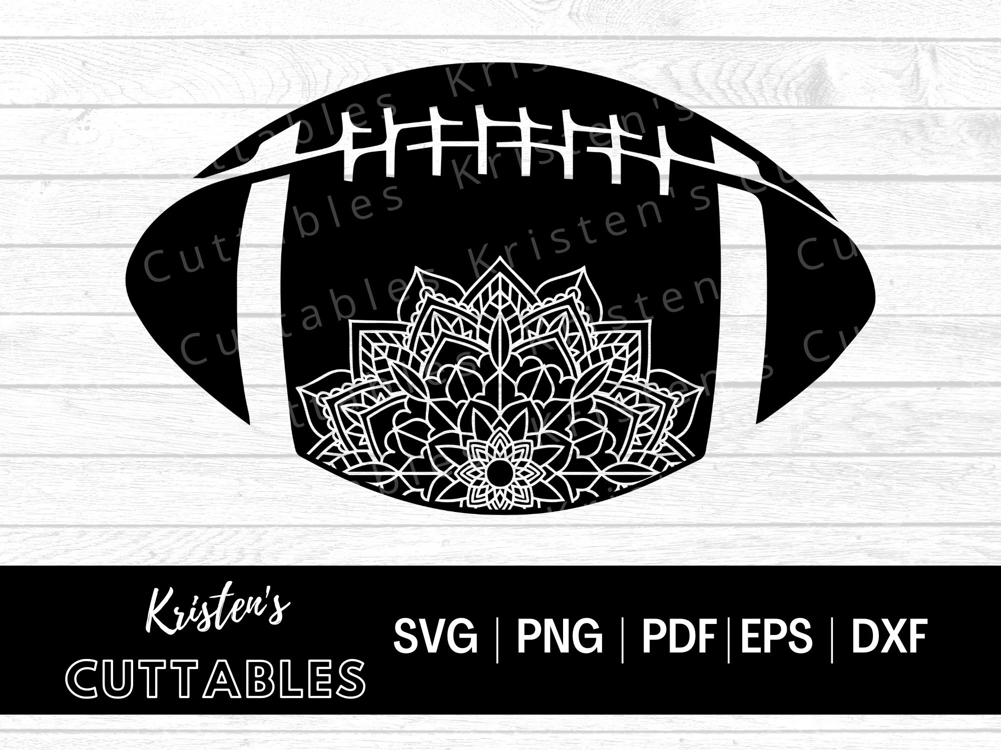 Football SVG Mandala Svg Sports Svg Game Day Svg - Etsy