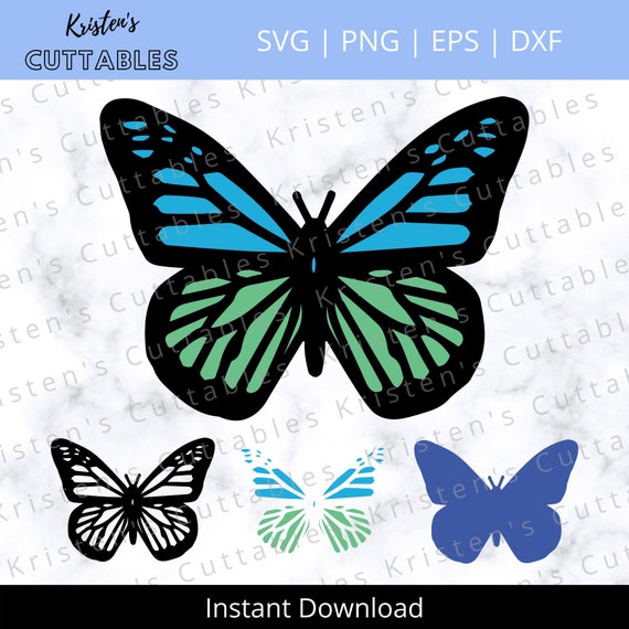 Layered Monarch Butterfly SVG Butterfly Wings Svg | Etsy
