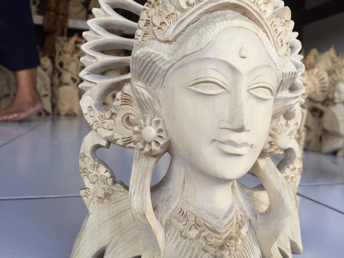 Balinese Handmade Wooden Janger Statue Wood Carving, Sculpture, Art ...