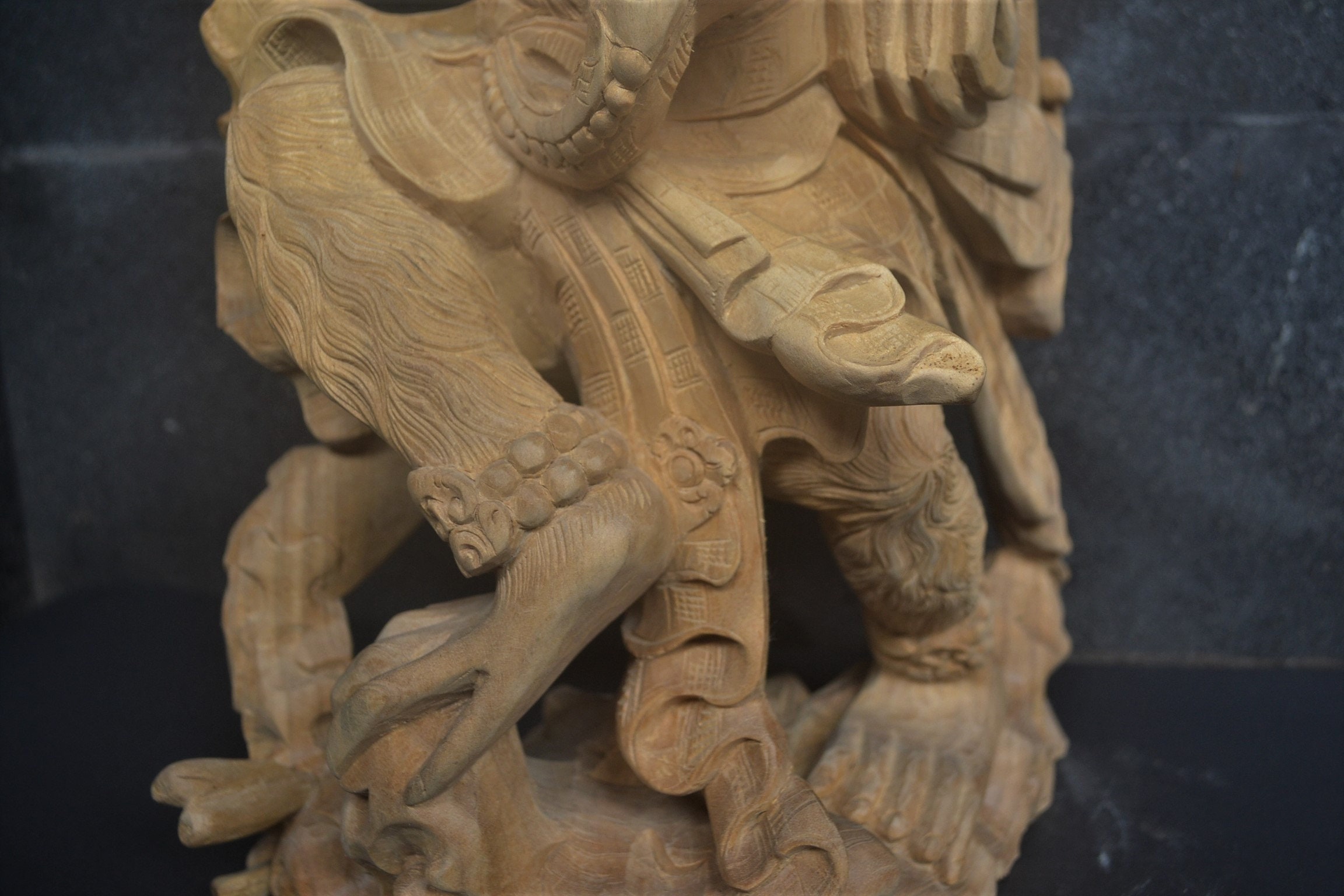 Balinese Handmade Wooden Hanuman Statue Size 42 Cm X 23 Cm X 13 Cm Wood ...