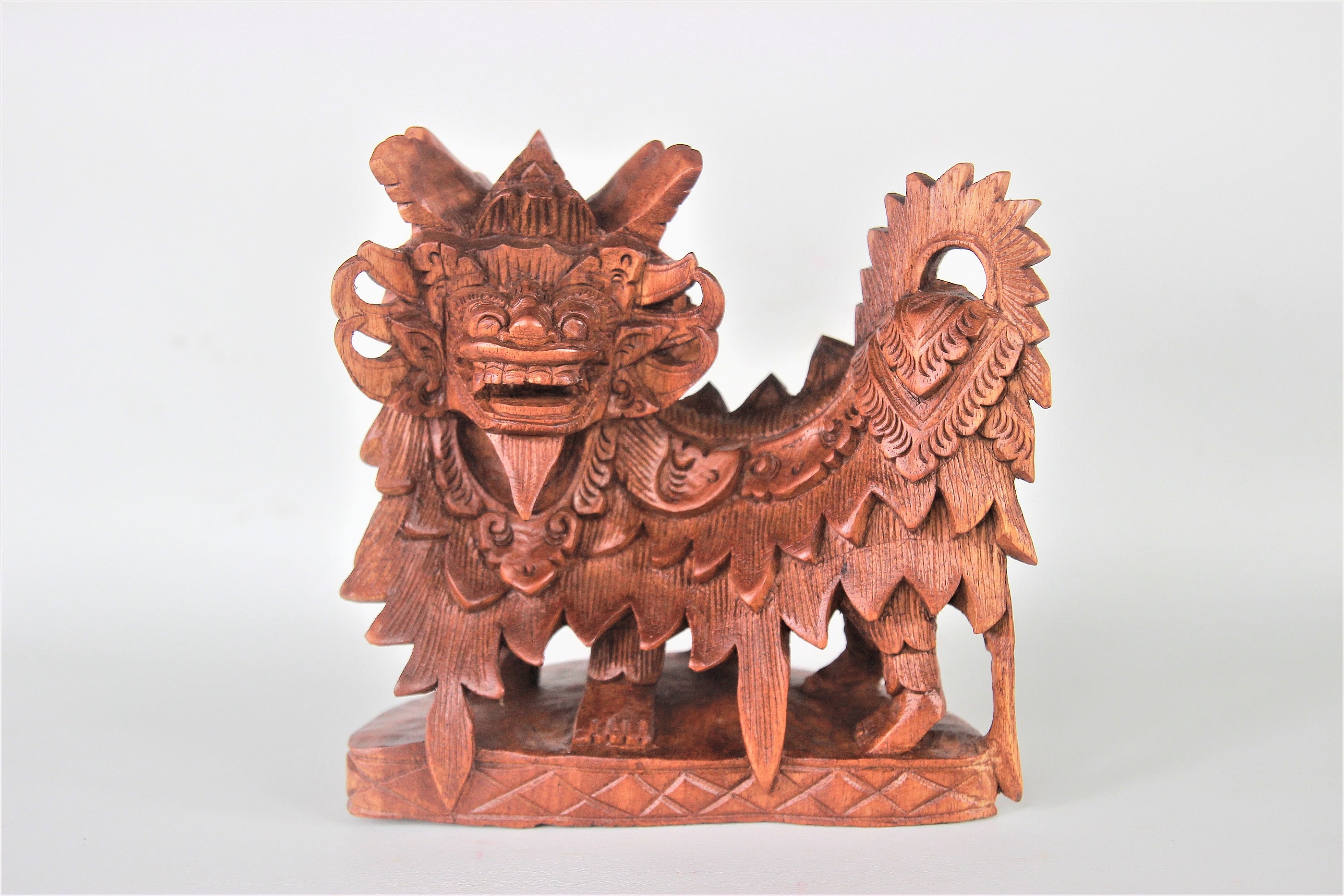 Balinese Handmade Barong Wooden Sculpture Wood Carving, Sculpture, Art ...