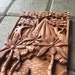 Bali Handmade 2 Wood Coconut Tree Carving 40x20x3.2 Cm Wood Carving ...