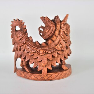 Balinese Handmade Barong Wooden Sculpture Wood Carving, Sculpture, Art ...