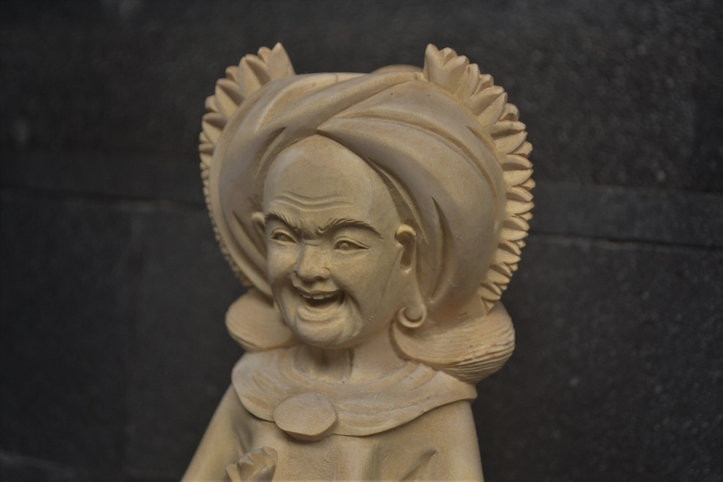 Balinese Handmade Tu Niang Sakti Wooden Sculpture Size 31 Cm X 15 Cm X ...
