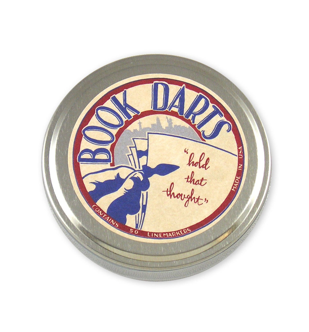 Book Darts, 50-count Tin Bronze - Etsy