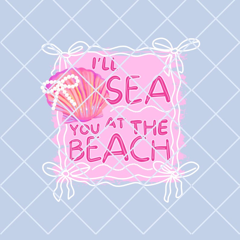 Coquette Seashell Png, Coastal Seashell Png, Preppy Beach, Preppy ...