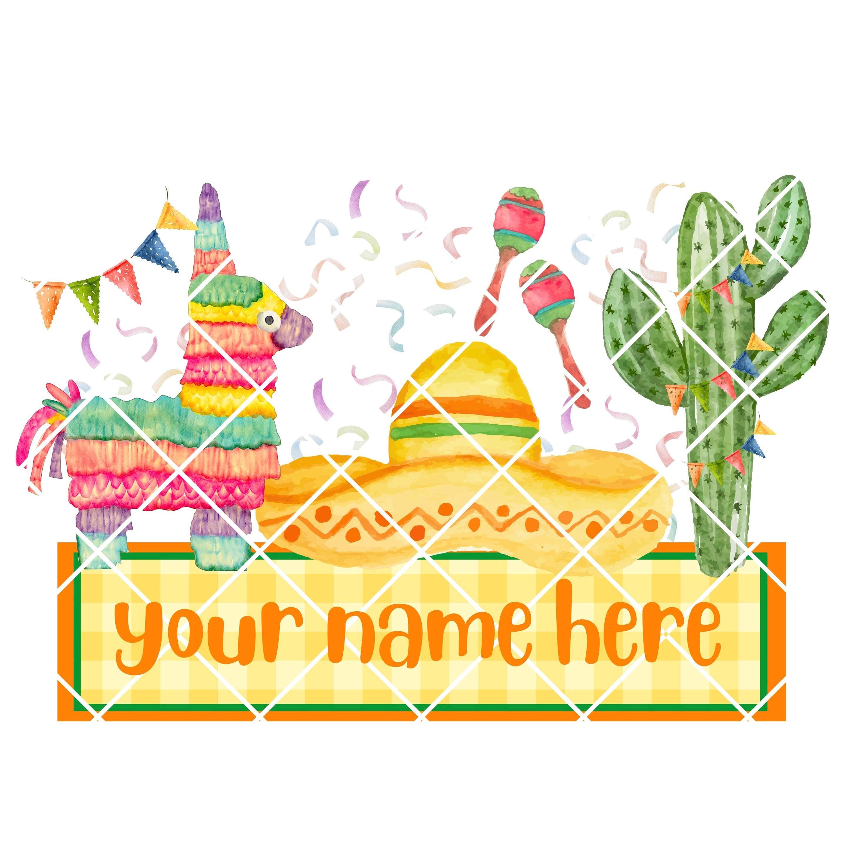 Cinco De Mayo Name Patch, Cinco De Mayo Kids Name, Custom Cinco De Mayo ...