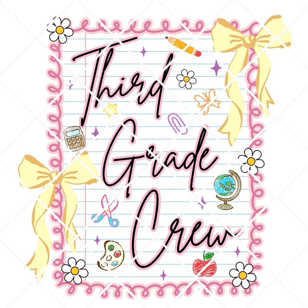 Preppy Back to School Png,first Day of School, Preppy Teacher Png,girly ...