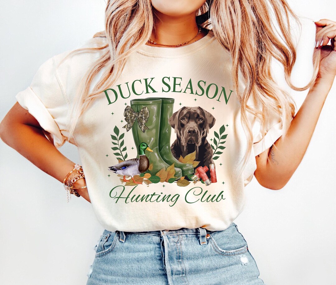 Duck Hunting Season Shirt, Duck Shirt, Camo Bow Shirt, Hunting Club ...