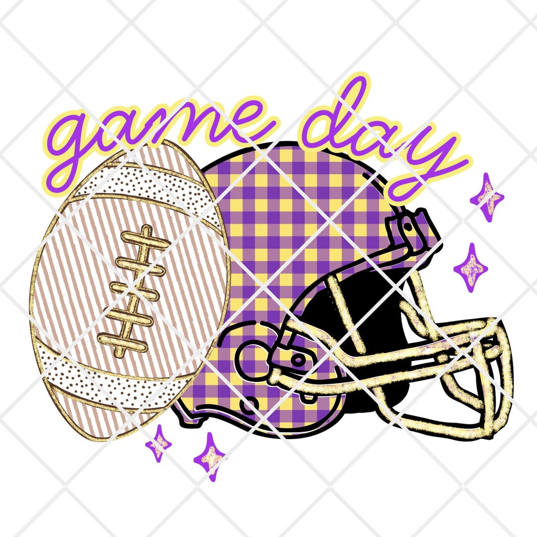 Preppy Football Png,seersucker Football,football Png,preppy Fall ...