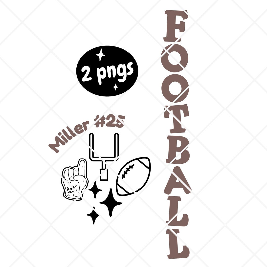 Preppy Football Png, Football Mama Png,coquette Football Png,custom ...