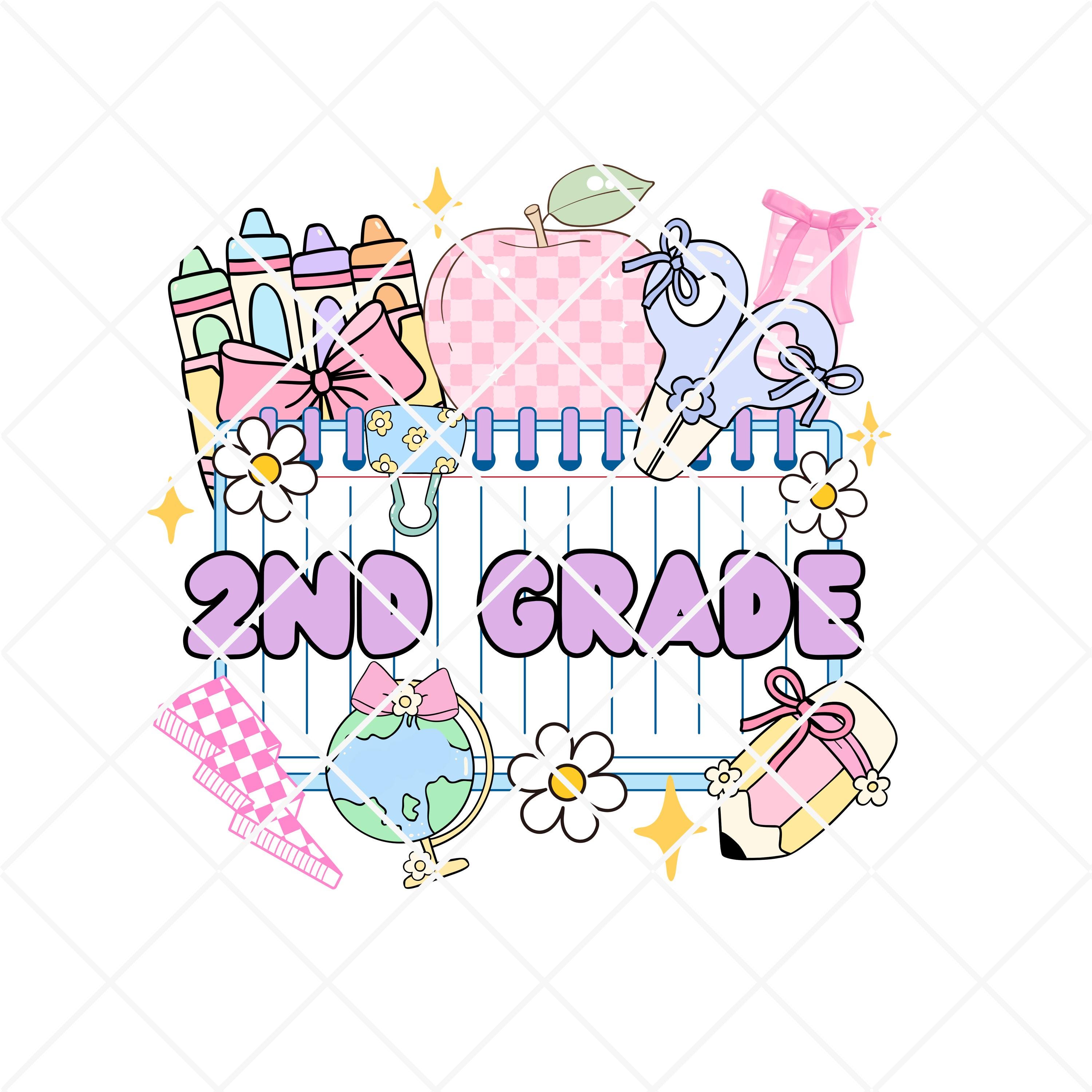 Preppy Back to School Png, First Day of School Png, Preppy Teacher Png ...