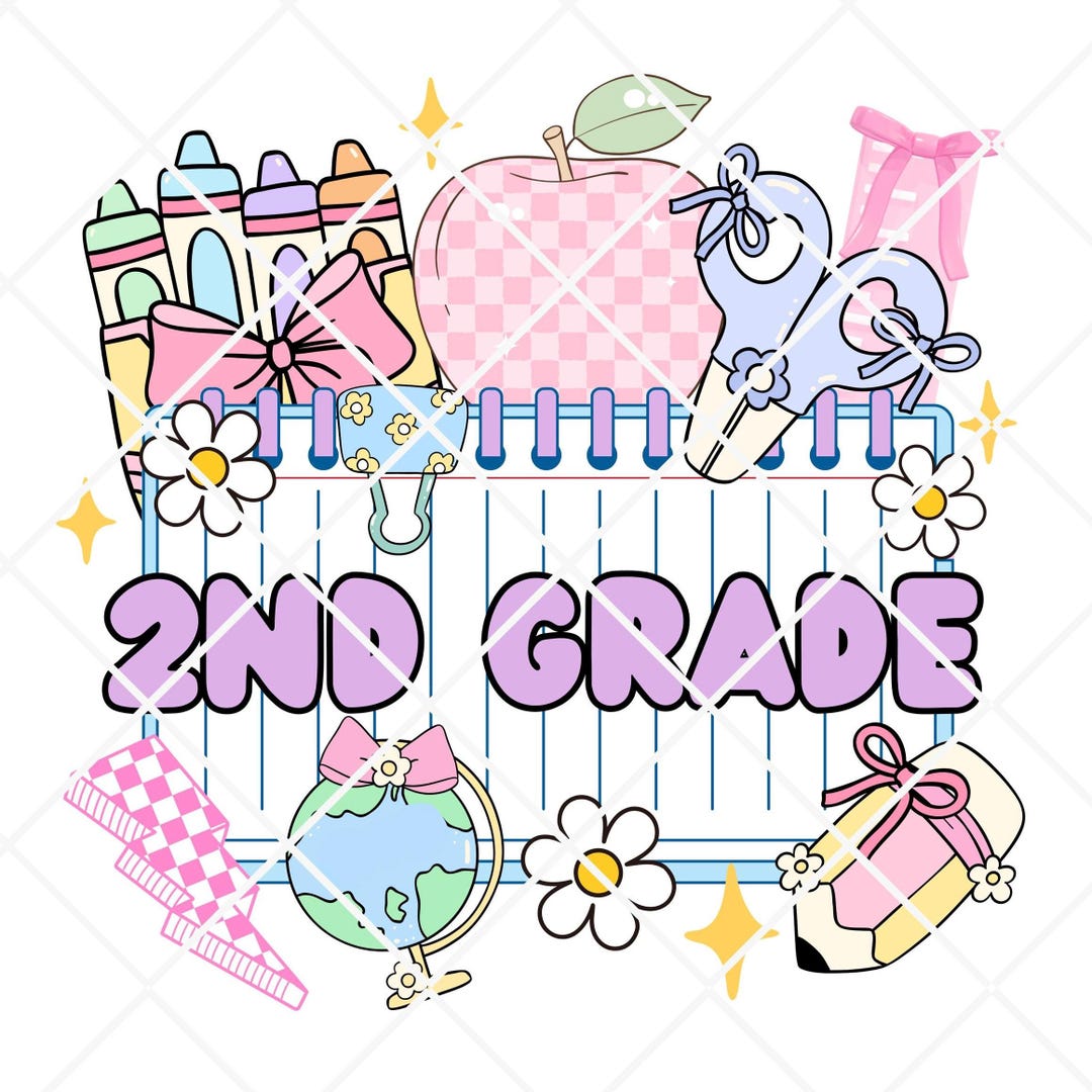 Preppy Back to School Png, First Day of School Png, Preppy Teacher Png ...