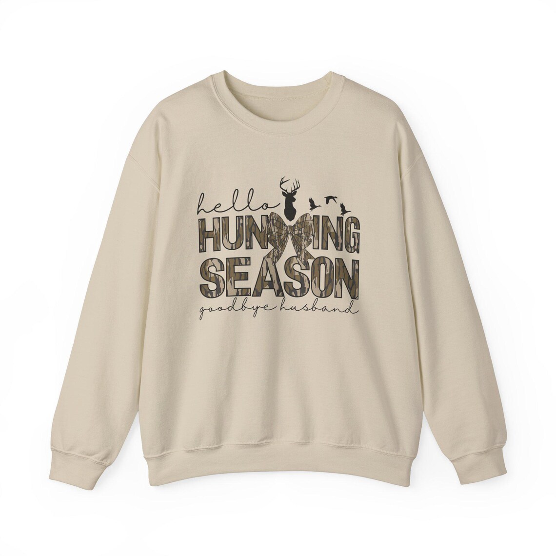 Hello Hunting Season Goodbye Husband Shirt, Camo Bow Shirt, Deer ...