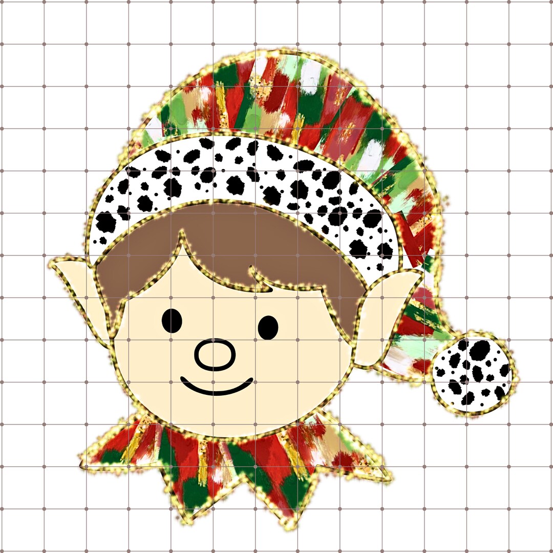 Glitter Christmas Elf Png, Coquette Glitter Christmas Tree Elf Png ...