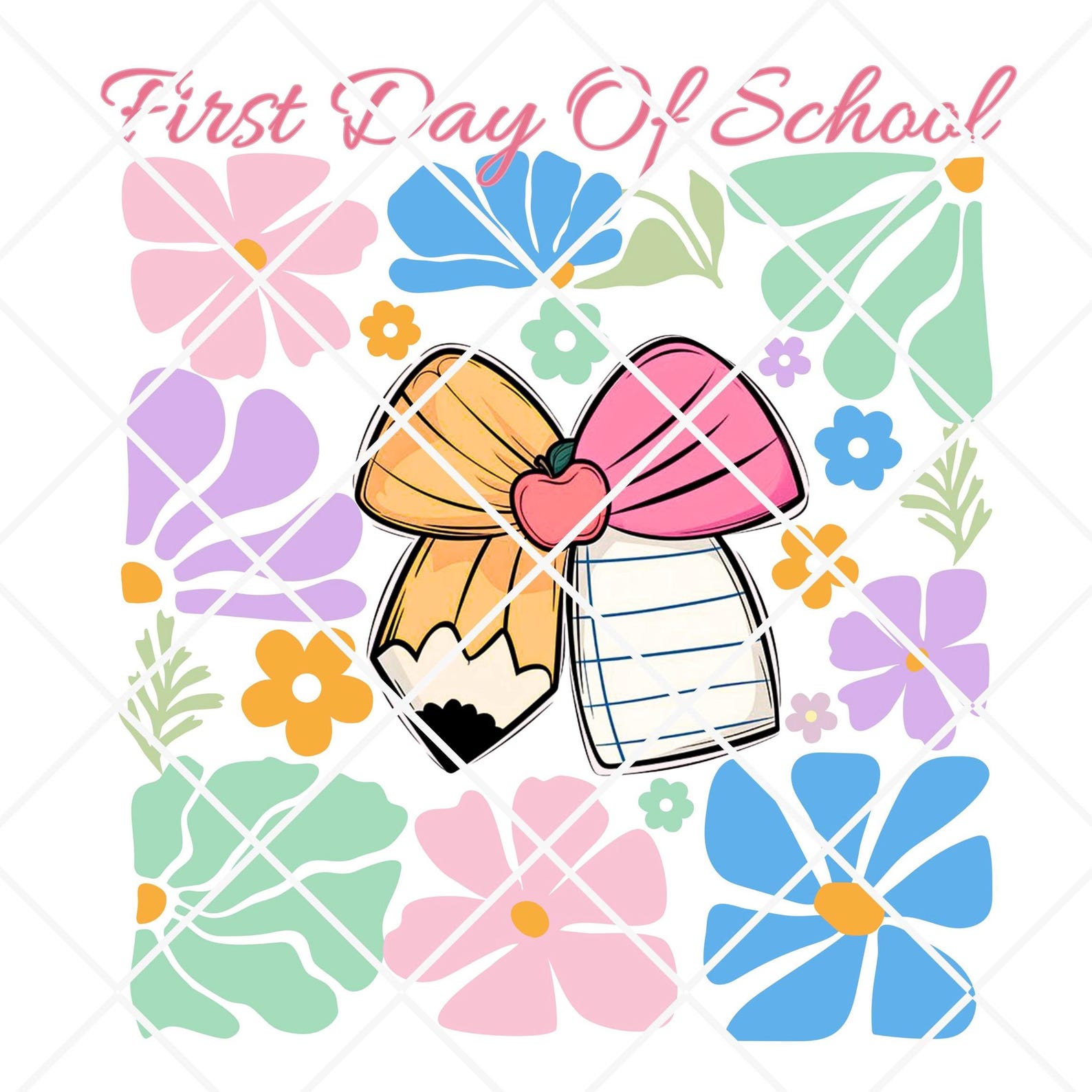 Back to School Png, Preppy Teacher Png,first Day of School Png,boho ...