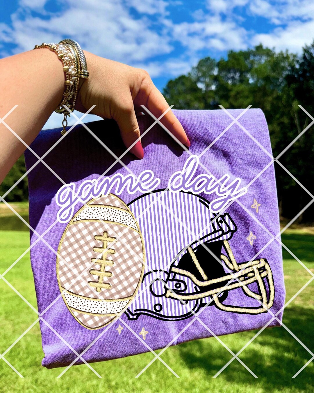 Preppy Football Png,seersucker Football,football Png,preppy Fall ...