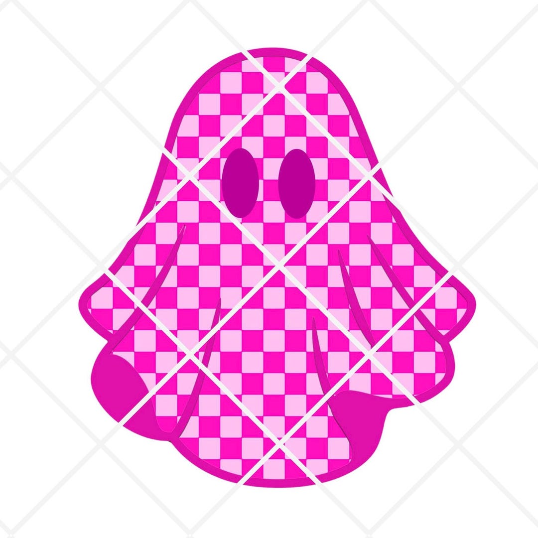 Cute Ghost Png,preppy Fall Png,ghost Png,neon Checkered Ghost Png,neon ...