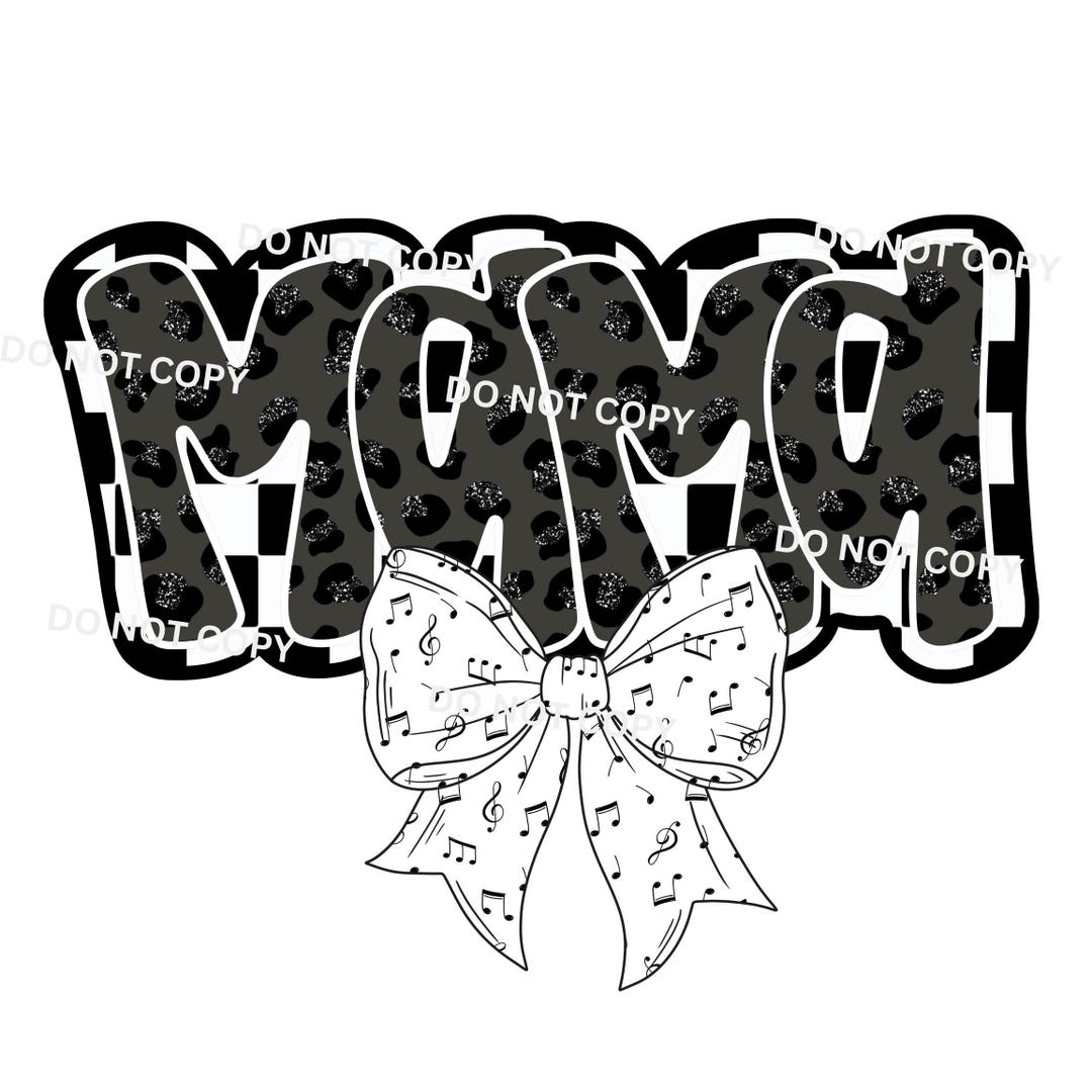 Checkered Band Mama PNG, School Band PNG, Leopard Band Mom, Retro Band ...