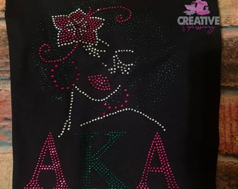 Aka Rhinestone Svg - Etsy