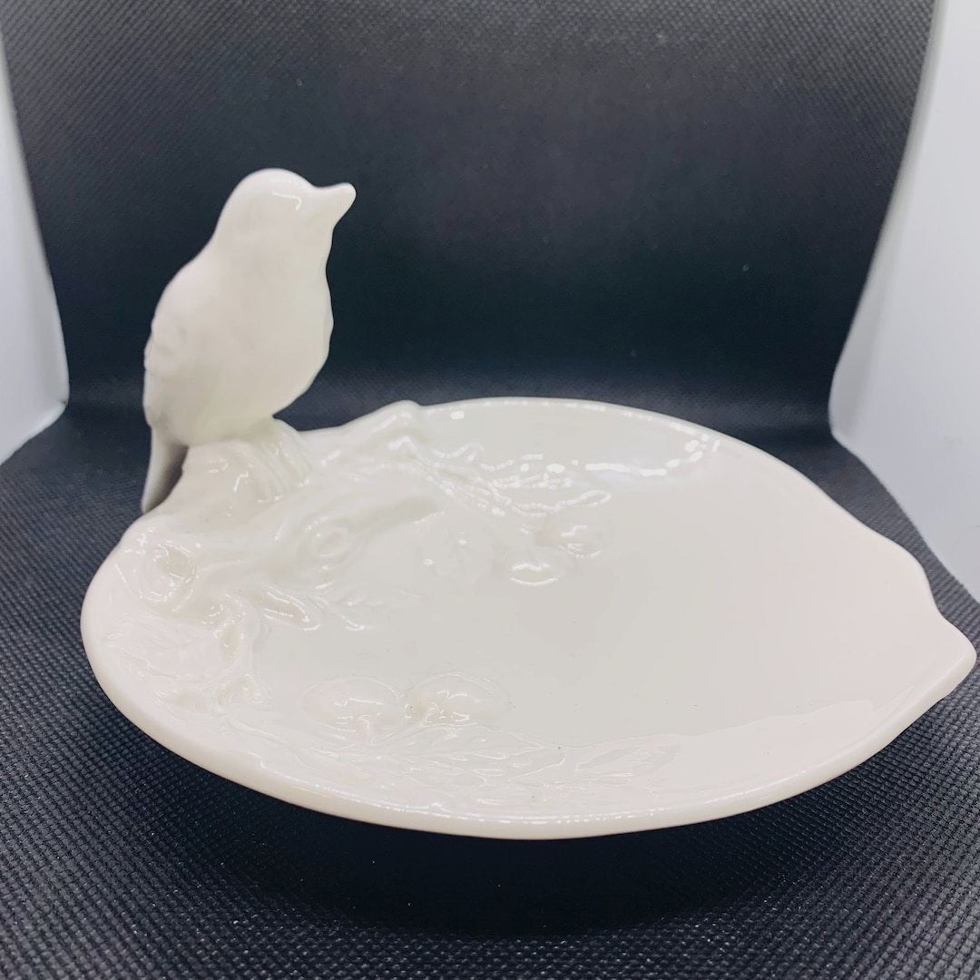 Vintage Bird Dish Cherry Berry Bowl Grace's Teaware China - Etsy