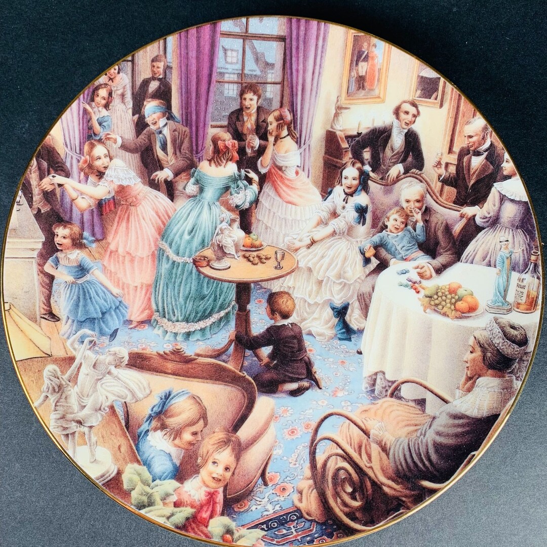 Department 56 A Christmas Carol Plate "the Spirit of Christmas Present ...