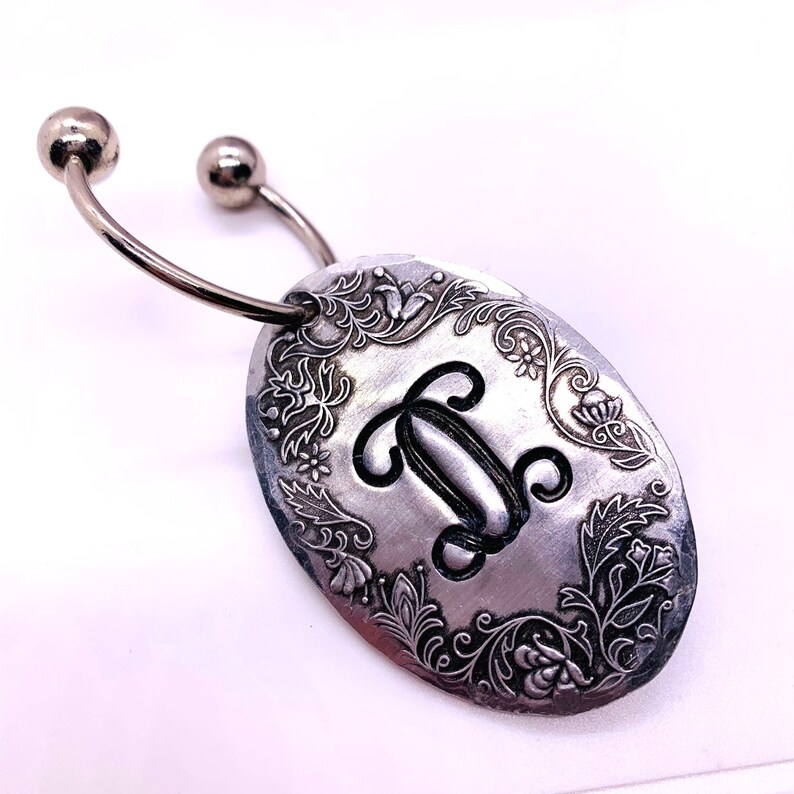 Wendell August Forged Key Ring Initial D Signed Stamped 2029 - Etsy
