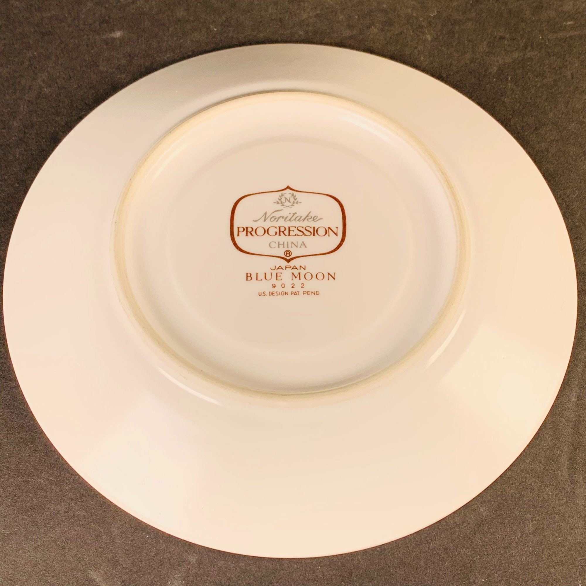 NORITAKE Progression BLUE MOON Saucer Porcelain Vintage - Etsy