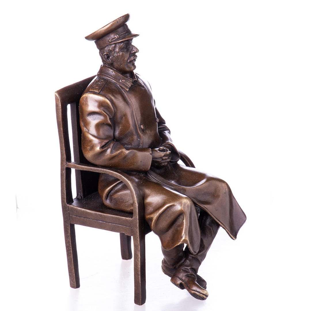 Vintage Bronze Figure Joseph Stalin - Etsy