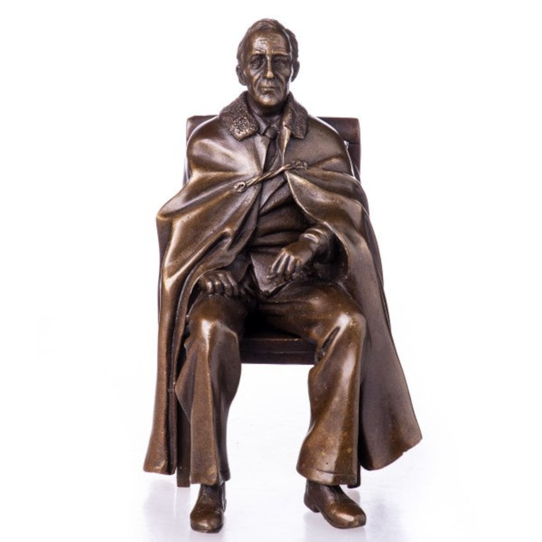 Bronze Figure Sculpture Bronze Bronze Statue Franklin D. Roosevelt - Etsy