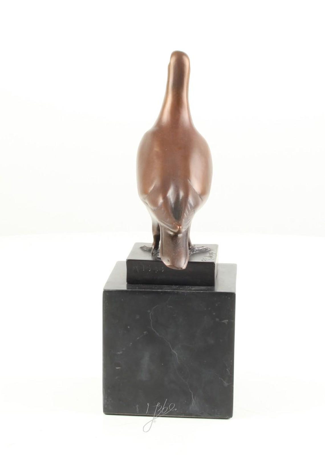 Bronze Dove Sculpture Statue Figure Bird Deco Art - Etsy