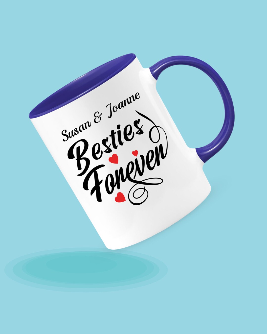 Custom Best Friend Mug, Personalized Friend Mug, Long Distance Friend ...