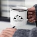 Personalized Enamel Cup Custom Camp Tin Cups White Mugs - Etsy