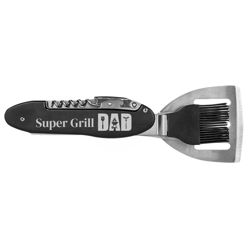 5 Piece Folding BBQ Multi Tool Grilling Multi Tool 5 in 1 - Etsy