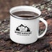 Personalized Enamel Cup Custom Camp Tin Cups White Mugs - Etsy