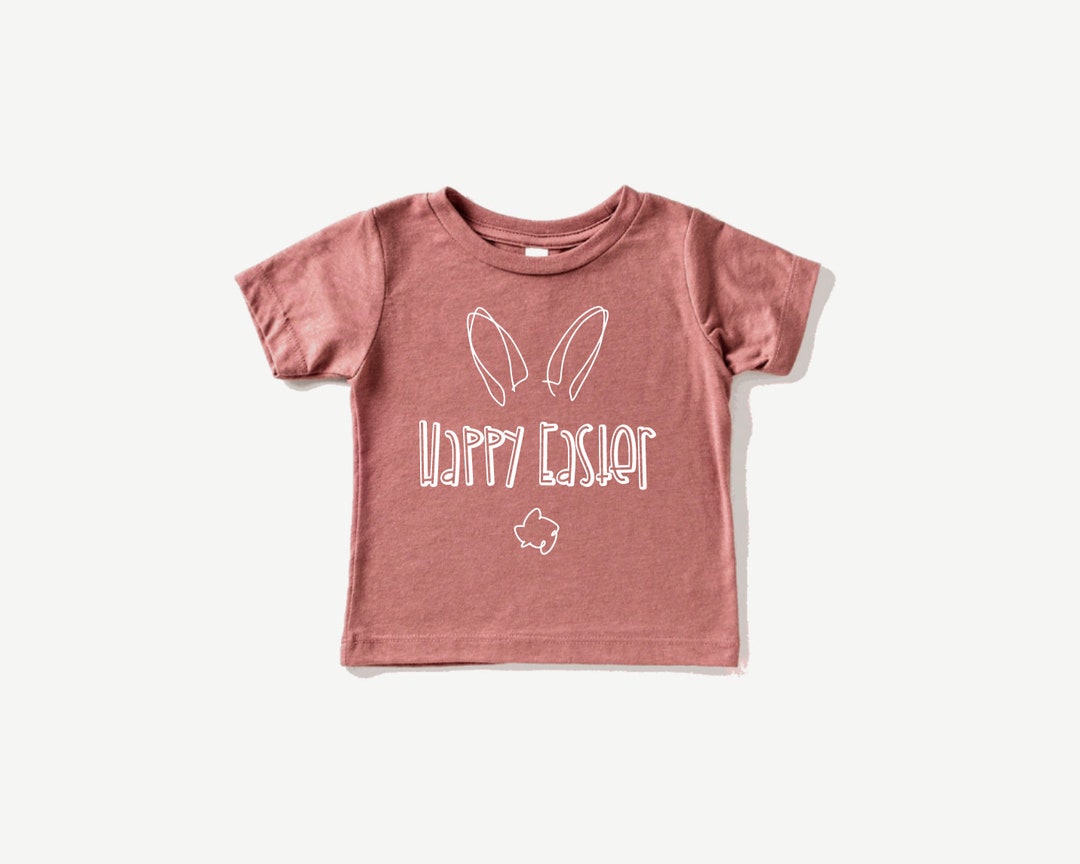 Easter Sunday Kids Shirt Toddler Easter Shirt Bunny Rabbit Easter T ...