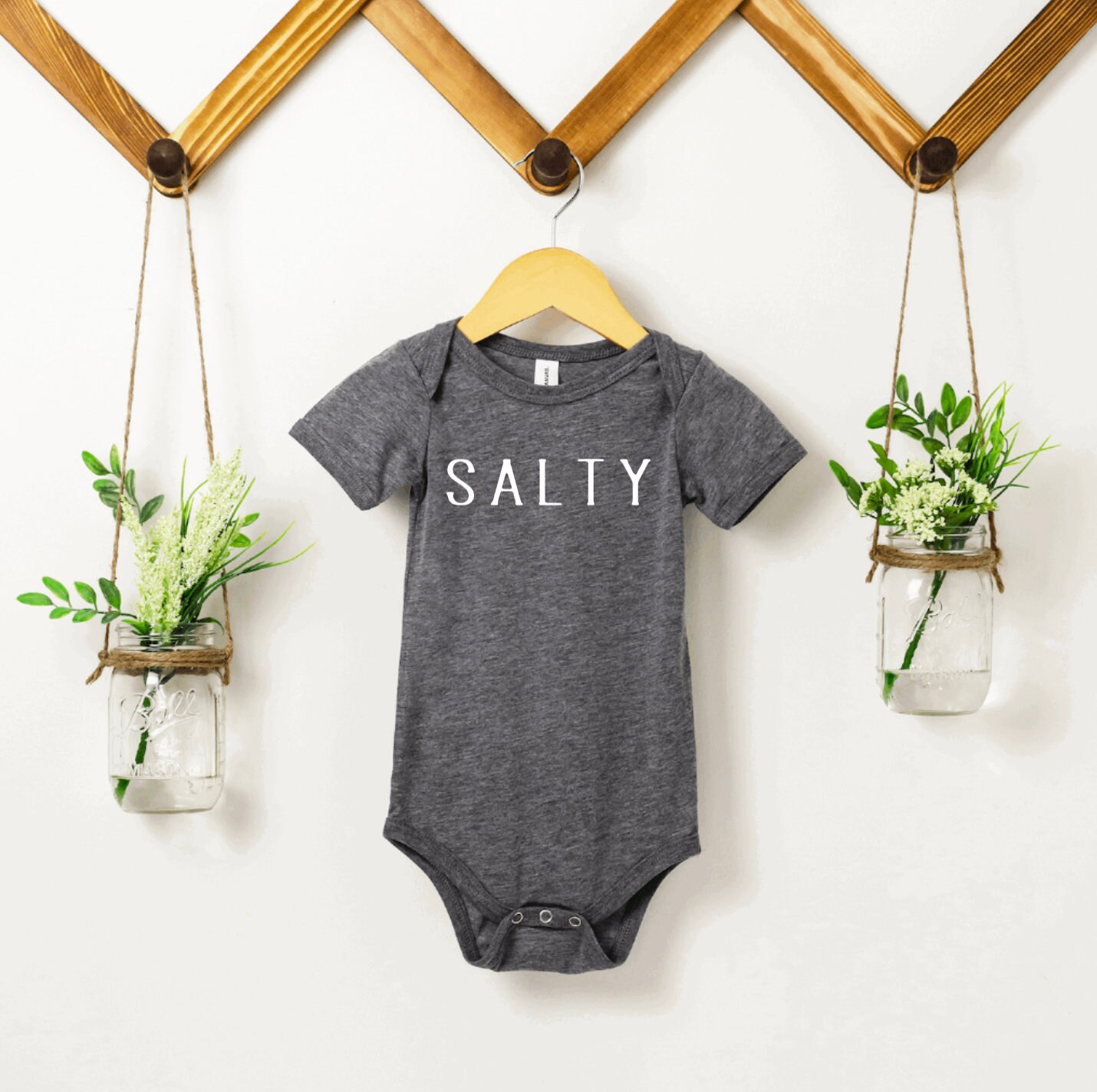 Salty Baby Onesie Modern Baby Clothes Trendy Baby Clothes - Etsy