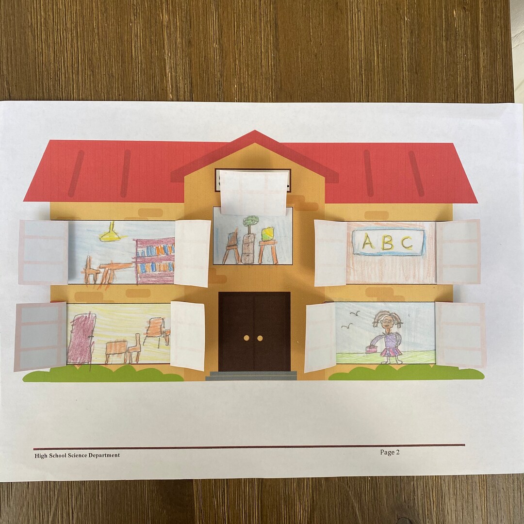 School Activity Craft for Kids - Etsy