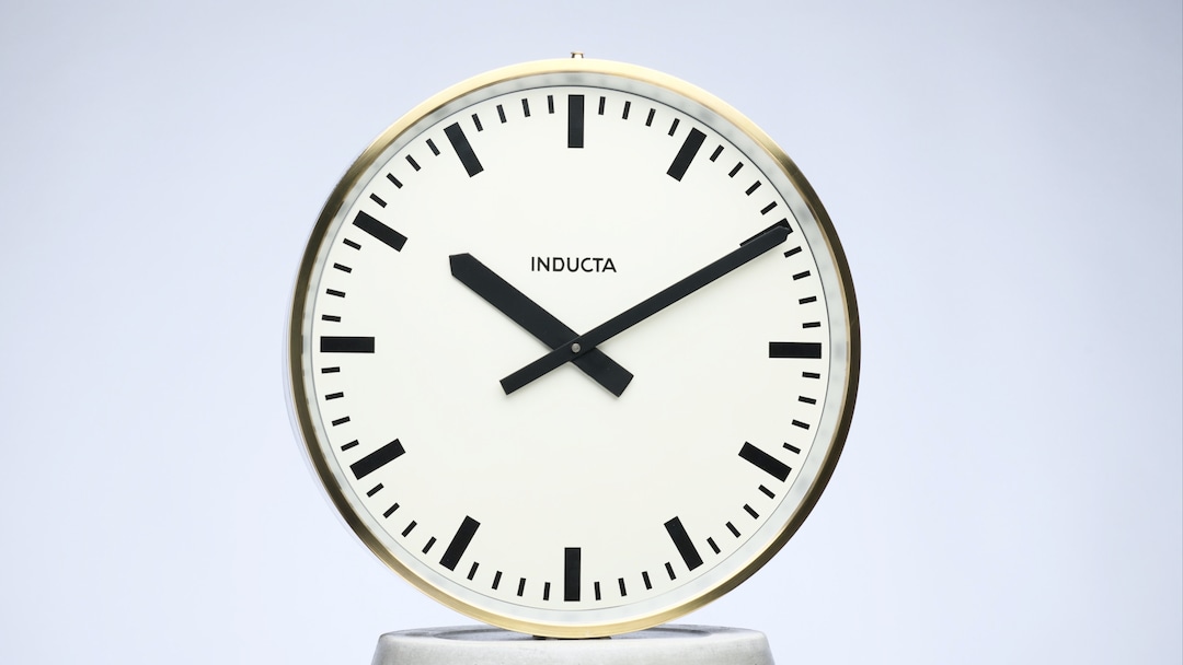 Rare Vintage Swiss Made Clock by Inducta 1960s With - Etsy