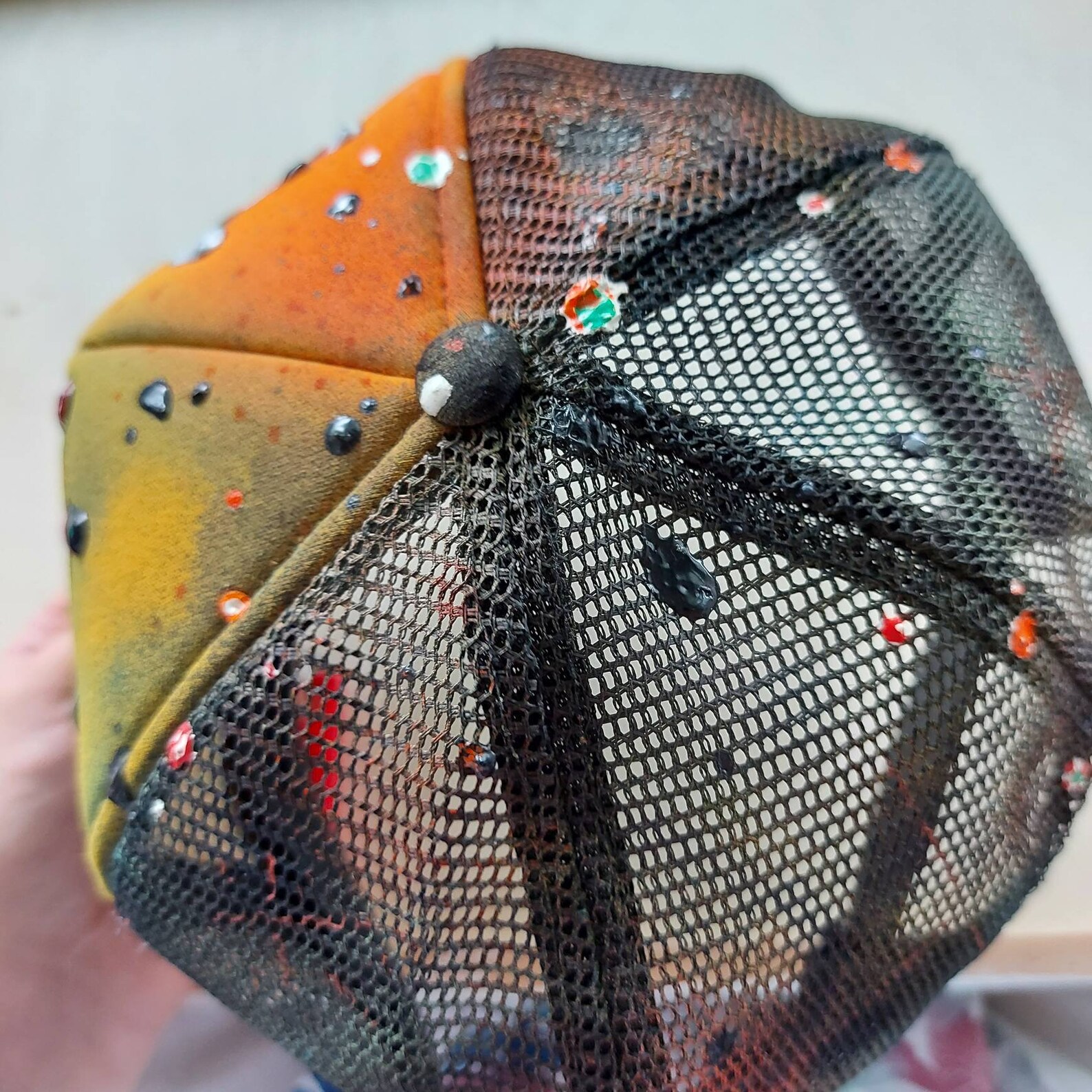 Rare Graffiti Hat by Dust1designs, Original Prototype Fashion Art ...