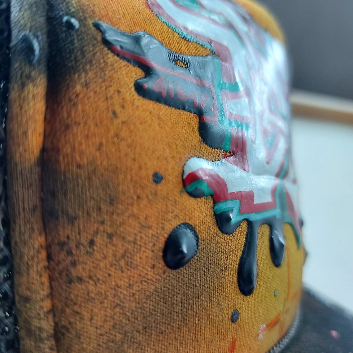 Rare Graffiti Hat by Dust1designs, Original Prototype Fashion Art ...