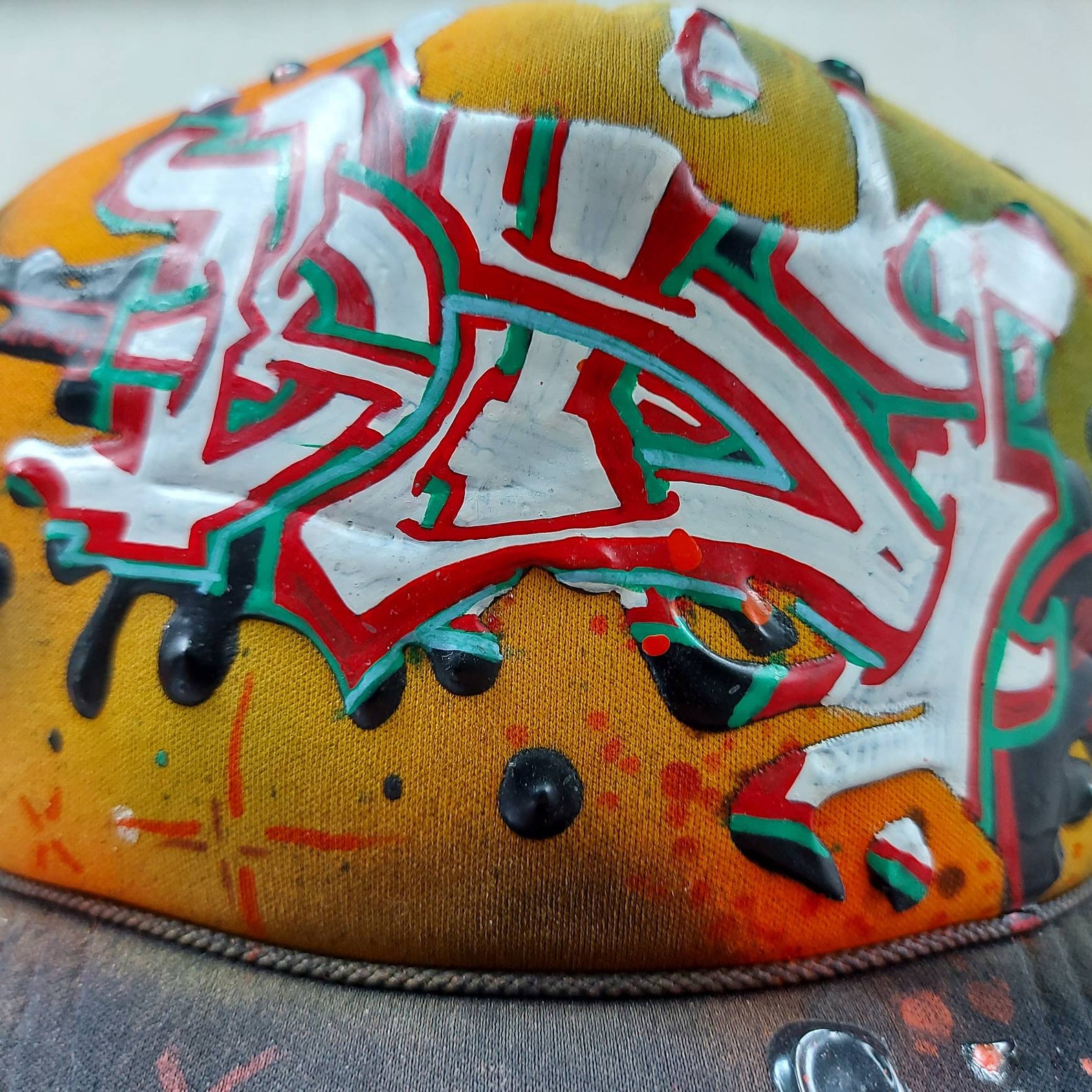 Rare Graffiti Hat by Dust1designs, Original Prototype Fashion Art ...
