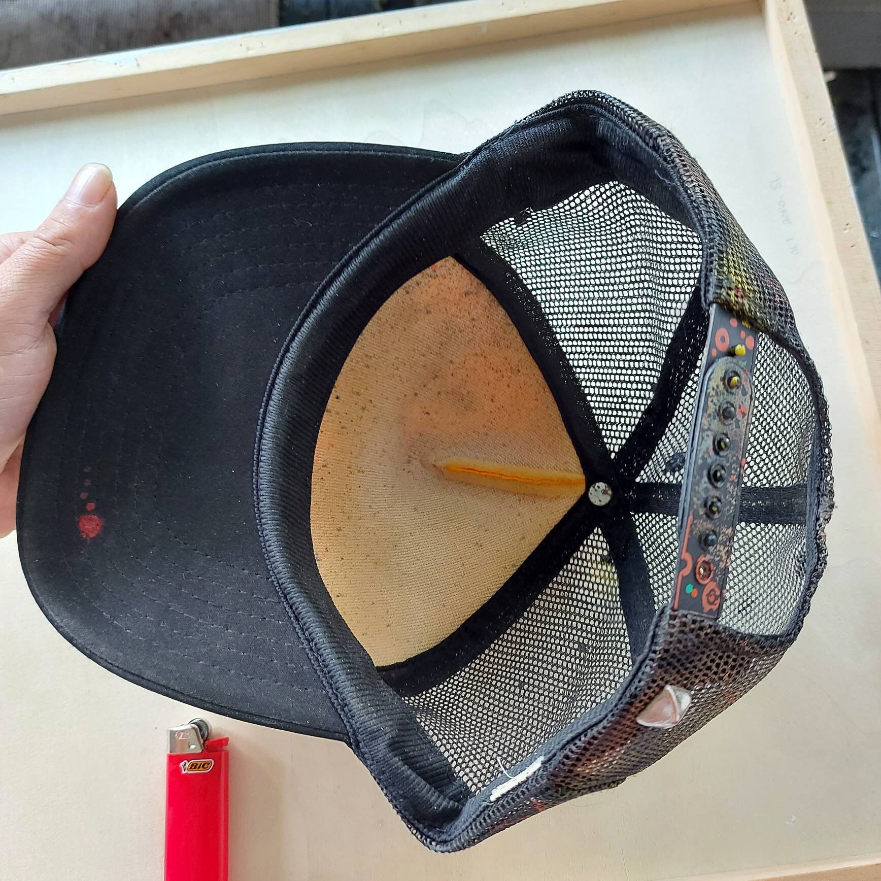 Rare Graffiti Hat by Dust1designs, Original Prototype Fashion Art ...