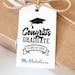 CONGRATS GRADUATE Class of 2023 Gift Tag Printable / Graduation Cap ...
