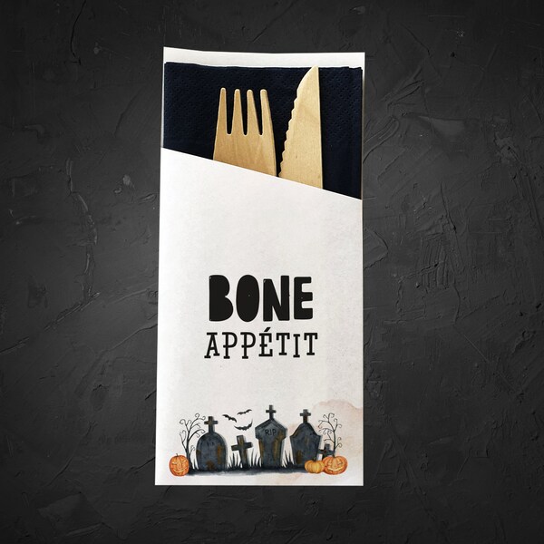 Halloween Bone Appetit Printable - Etsy