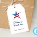 4th July Heart Tag Party Favor Printable, Independence Day Treat Tag ...