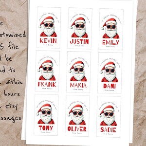 Secret SANTA Gift Tag Printable, Christmas Printable, Secret Santa ...