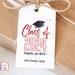 CONGRATS GRAD Gift Tag Printable, GRADUATION Class of 2023 Gift Tag ...