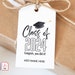 CONGRATS GRAD Gift Tag Printable, GRADUATION Class of 2023 Gift Tag ...