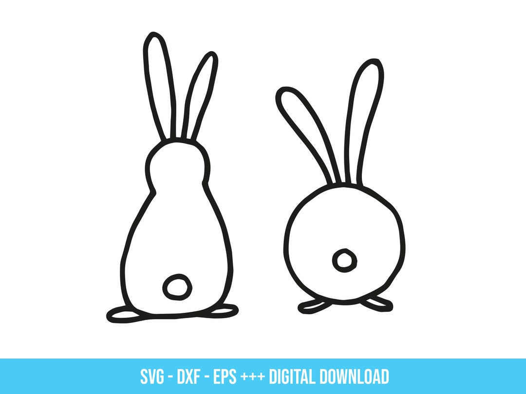Osterhase Tüte Sticker Printable Happy Easter Treat Personalise ...